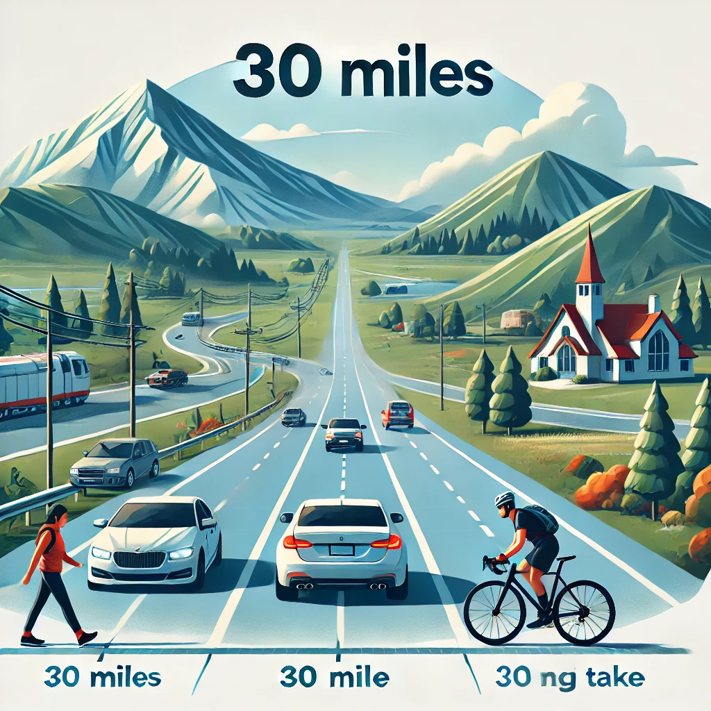 How Long is 30 Miles? Distance & Travel Time Explained